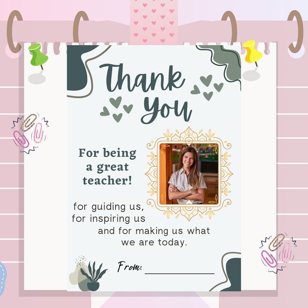 Teacher Appreciation Week Printable, Teacher Card, Teacher Printable ...