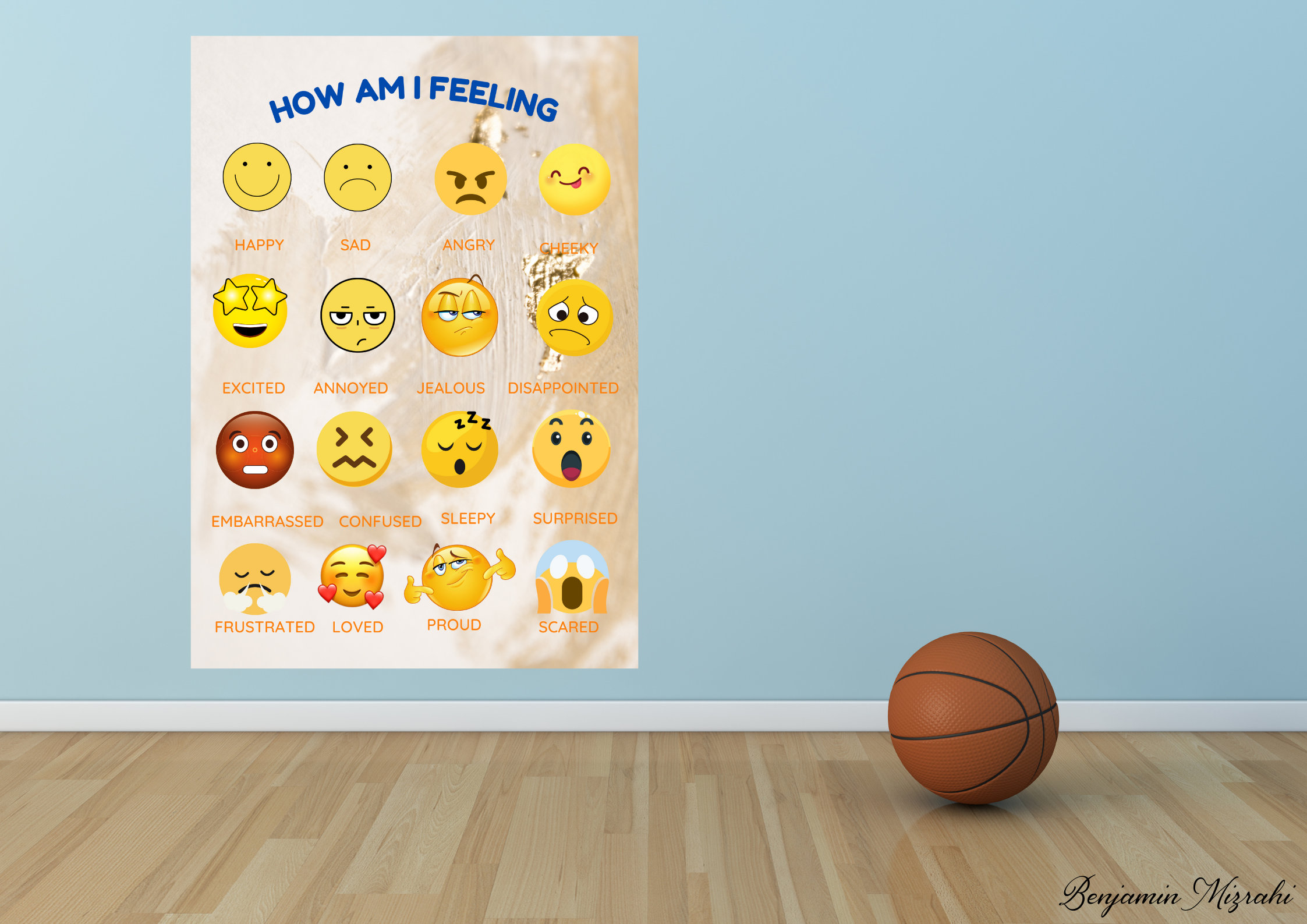 How Am I Feeling Emotions Poster Feelings and Emotions Print for Kids ...