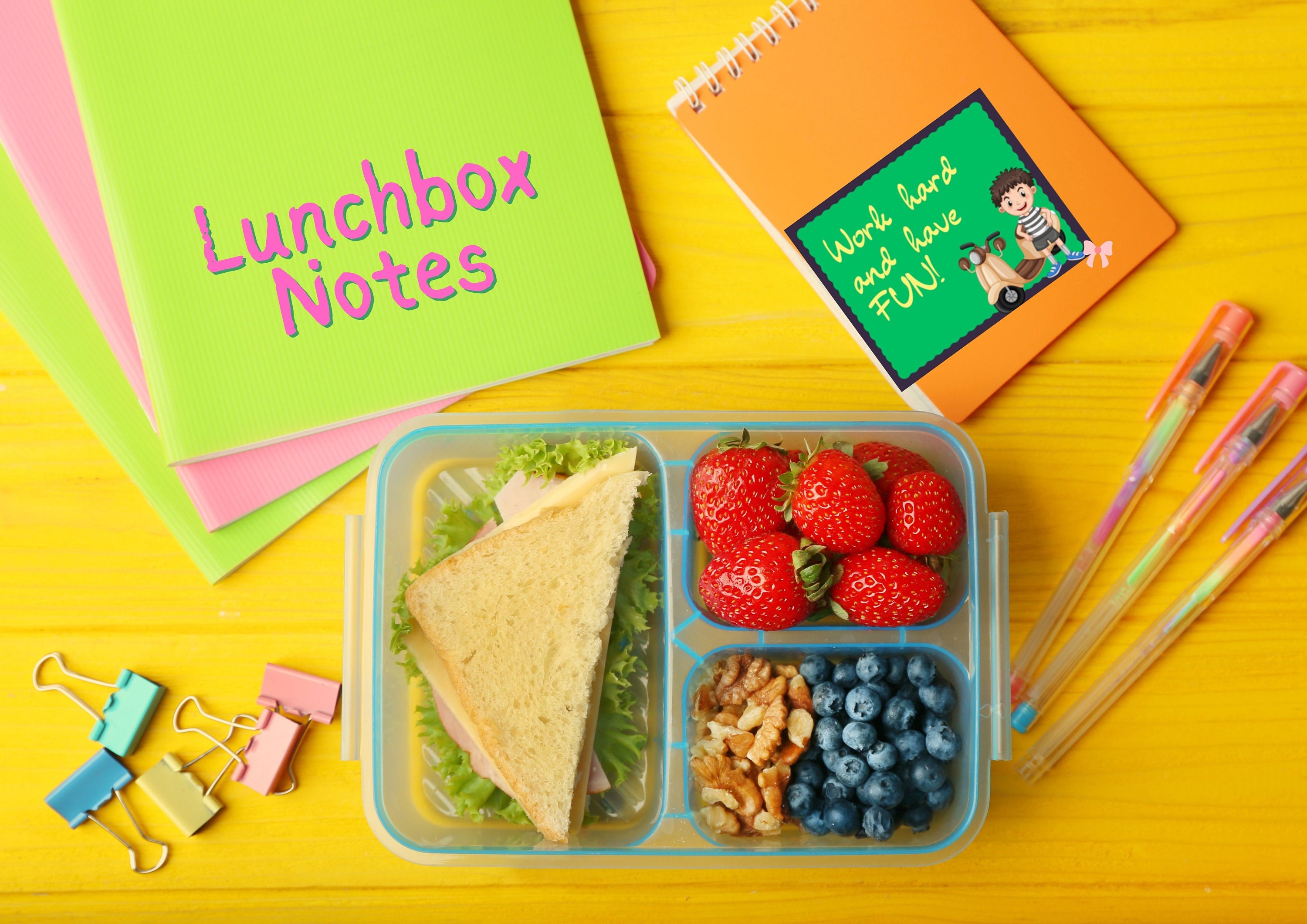 Printable Lunchbox Sweet Notes, Lunchbox Notes, Lunchbox Motivation ...