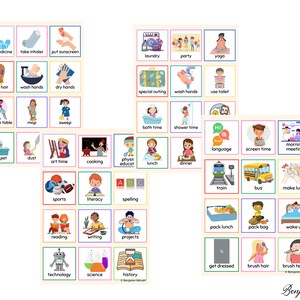 Kids Daily Routine Cards I Visual Schedule Cards| Toddler Preschooi ...