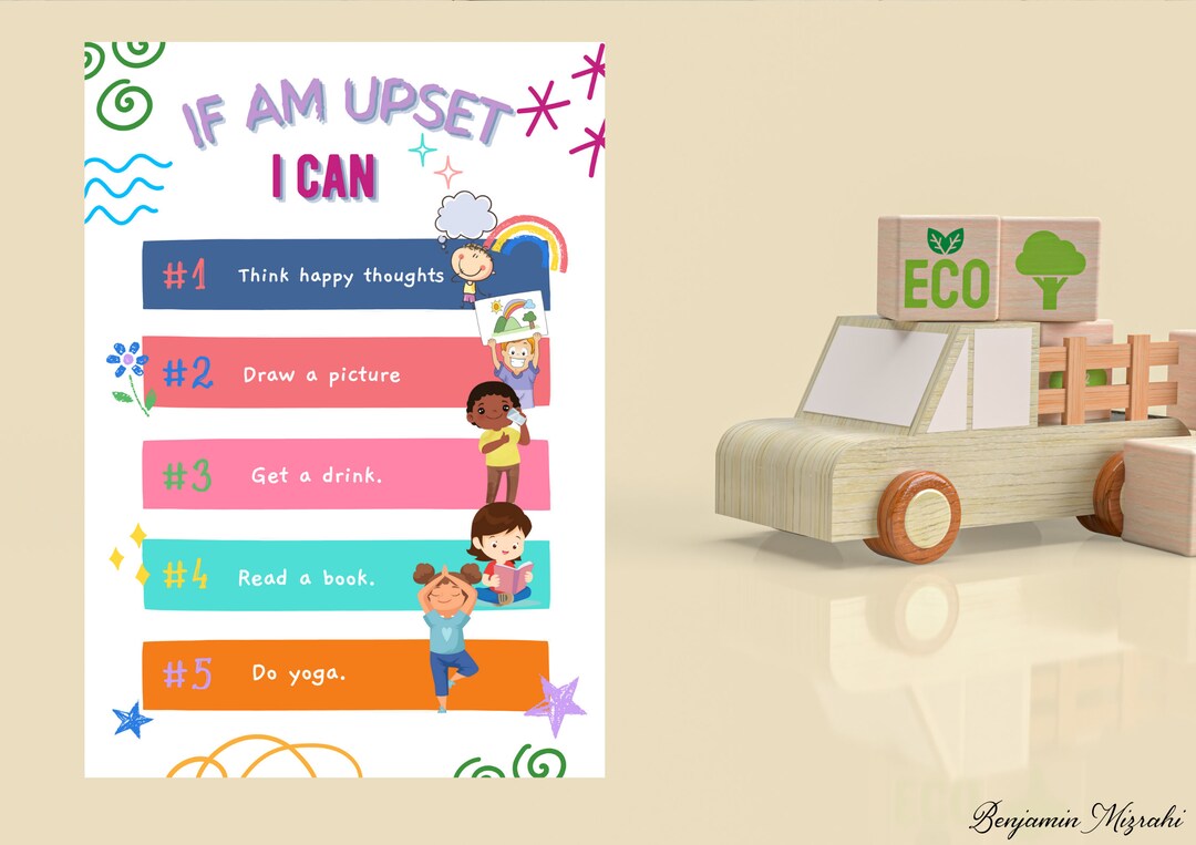 If Am Upset I Can Problem Solving Poster for Kids - Classroom ...
