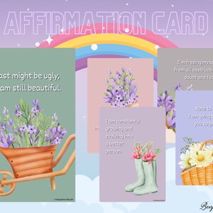 10 Printable Affirmation Cards for Self Love, Self Concept and ...