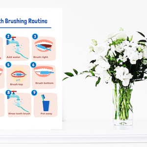 Step by Step Teeth Brushing Routine for Toddlers, Pre-schoolers and ...
