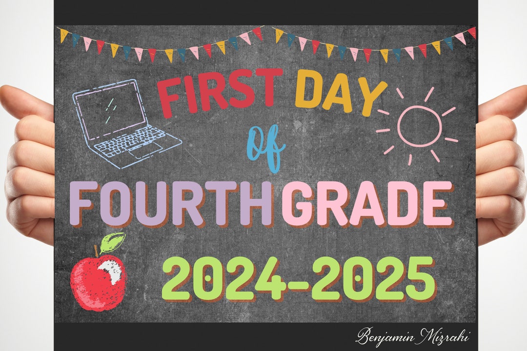 Editable First or Last Day of School Sign - Any Grade Sign for Boy or ...