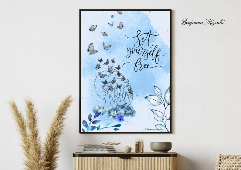 Positive Quote Printable Counselor Wall Art Psychology Quote Mental ...