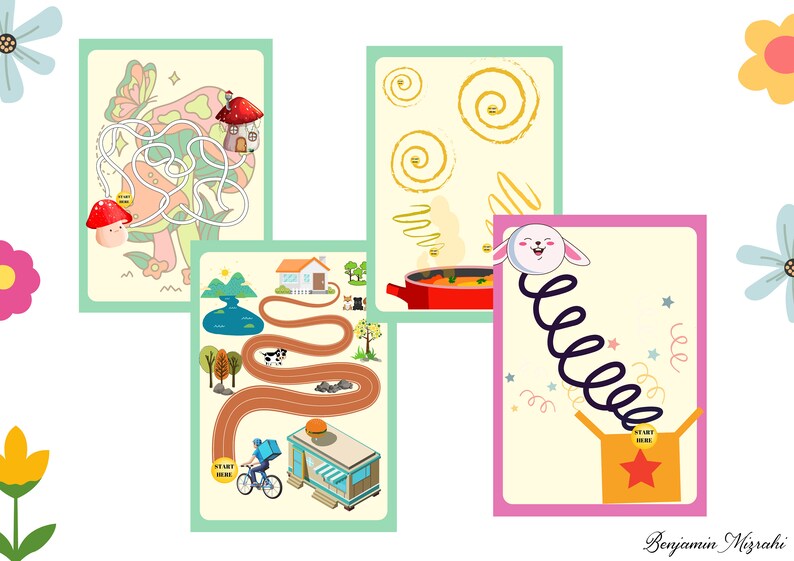 Finger Tracing Calming Printable Cards, Mindfulness, Calm Down Corner ...