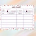 ABC Chart Form Printable for Kids Editable Behavior Consequence Chart ...