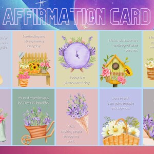 10 Printable Affirmation Cards for Self Love, Self Concept and ...
