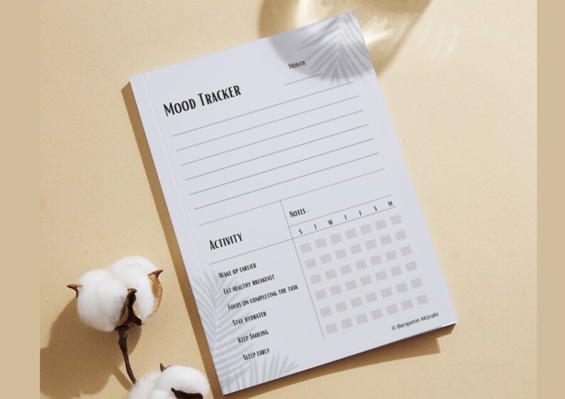 Printable Mood Tracker Kit, Daily & Weekly Log (digital Download) - Etsy