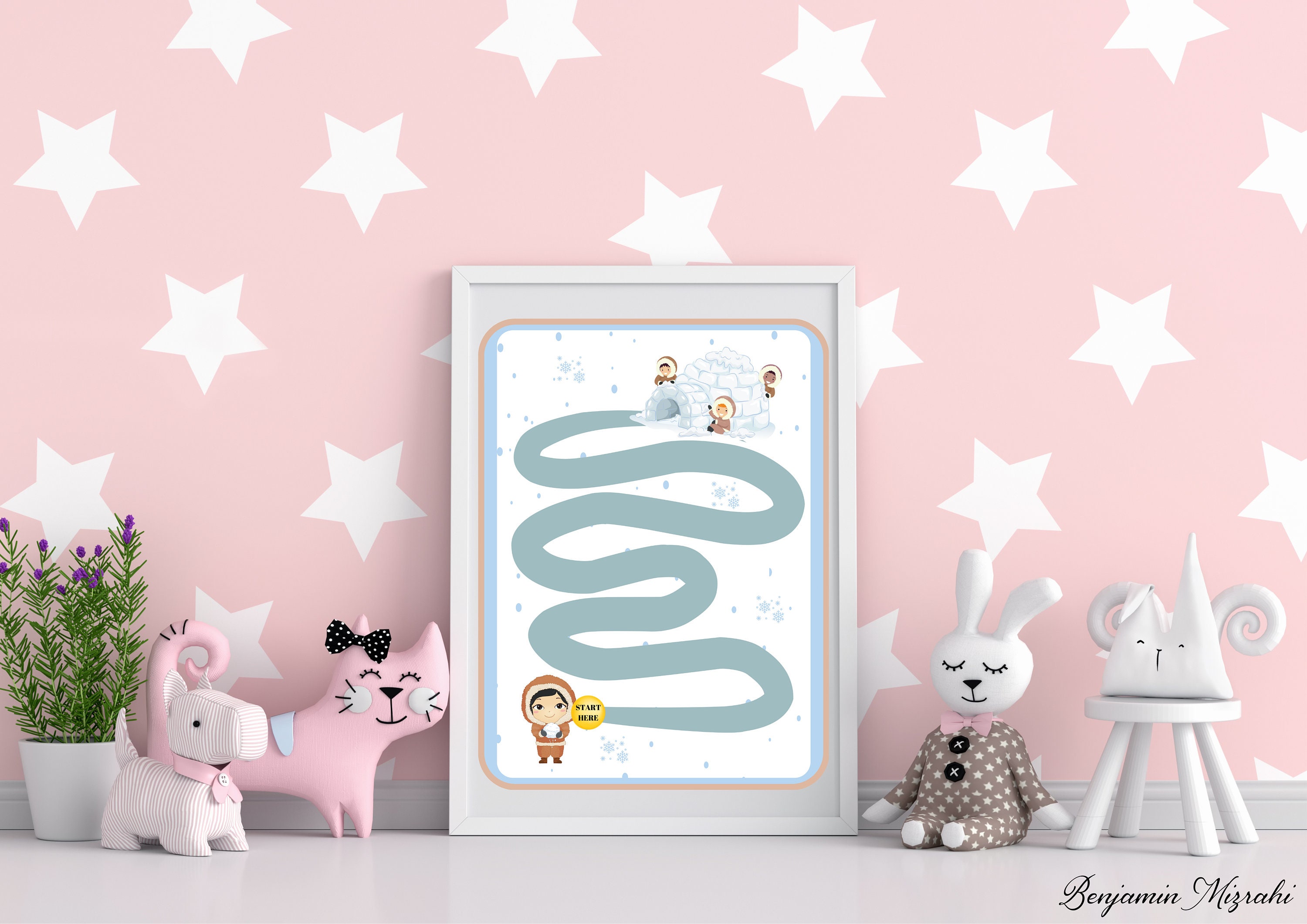 Finger Tracing Calming Printable Cards, Mindfulness, Calm Down Corner ...