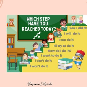Which Step Have You Reached Today Wall Decor - Quote Motivation School ...
