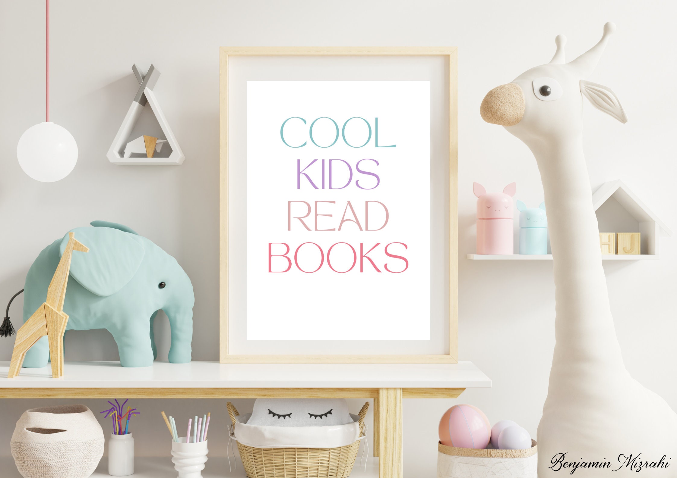 Cool Kids Read Books Typography Poster Kids Read Book Printable Wall ...