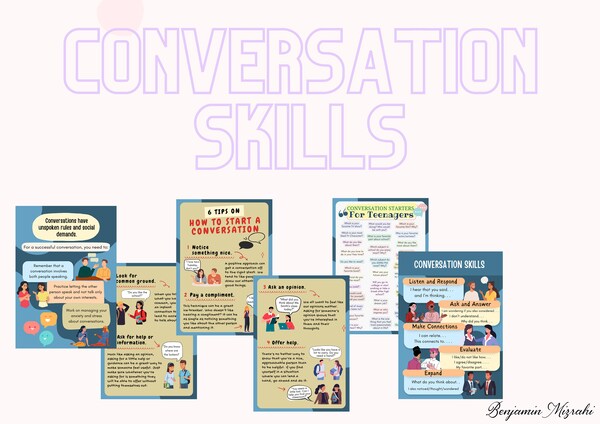 Social Skills Discussion Questions, Printable Flashcards for Kids and ...