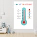 Feelings Thermometer Poster - Emotional Regulation, Classroom Decor ...