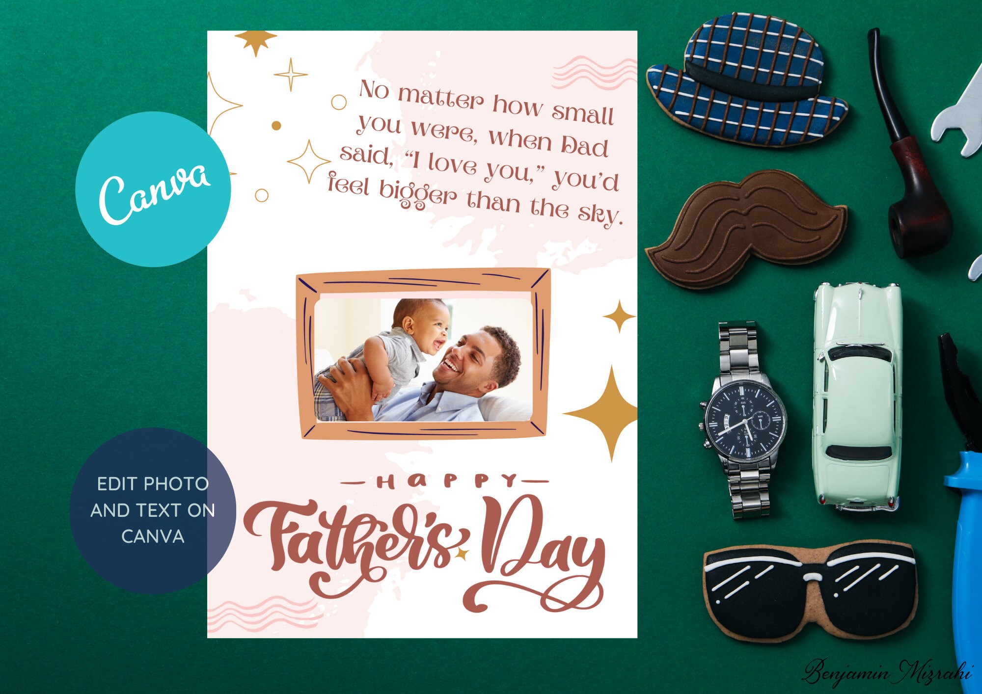 Happy Fathers Day Card, Daddy Scan Photo Card, Daddy to Be Card, Gift ...