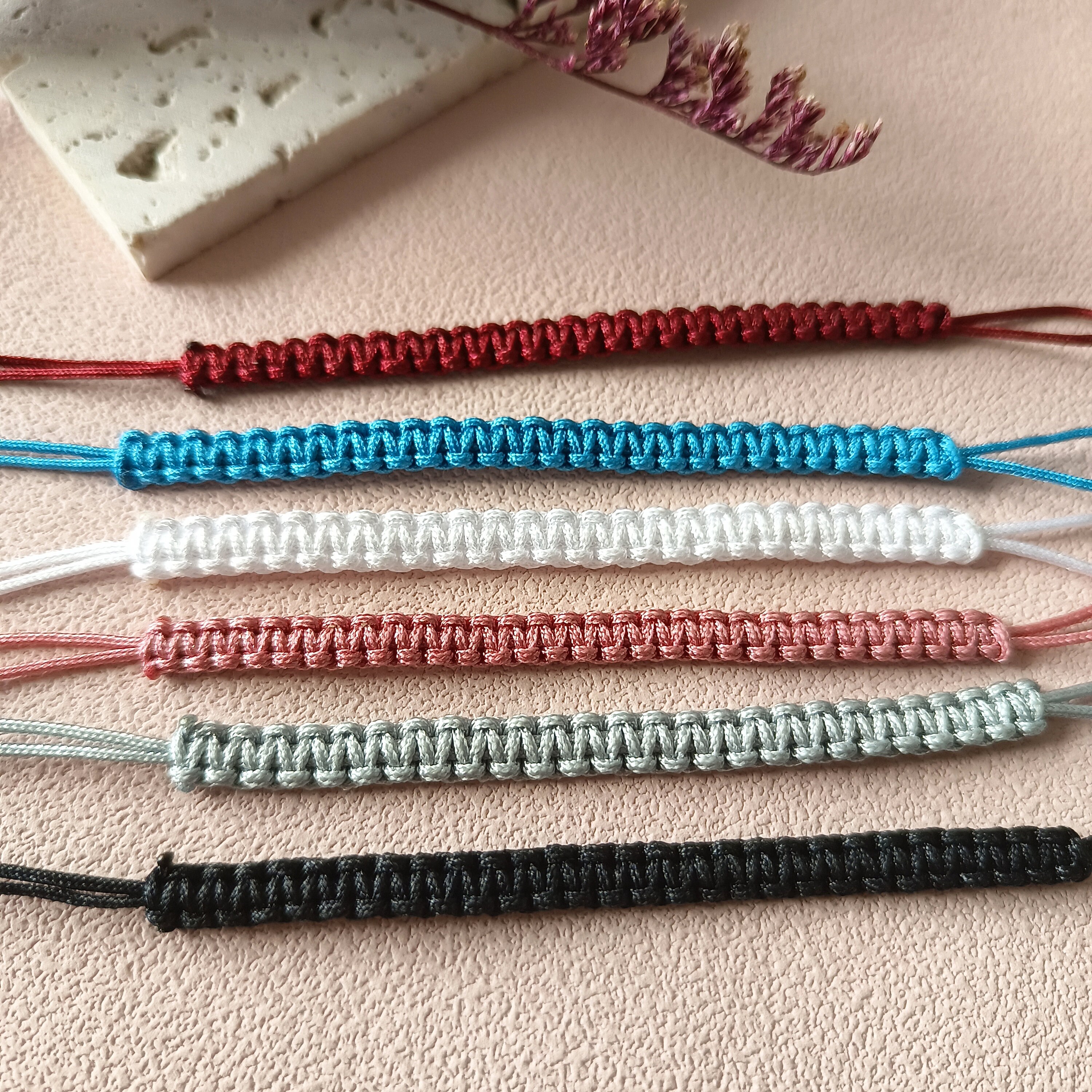 Custom Pet Braided Rope Bracelet Dog Nose Engraved Bracelet - Etsy