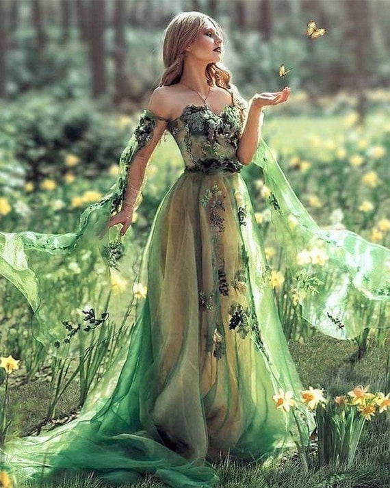 Enchanted Forest Prom Dresses