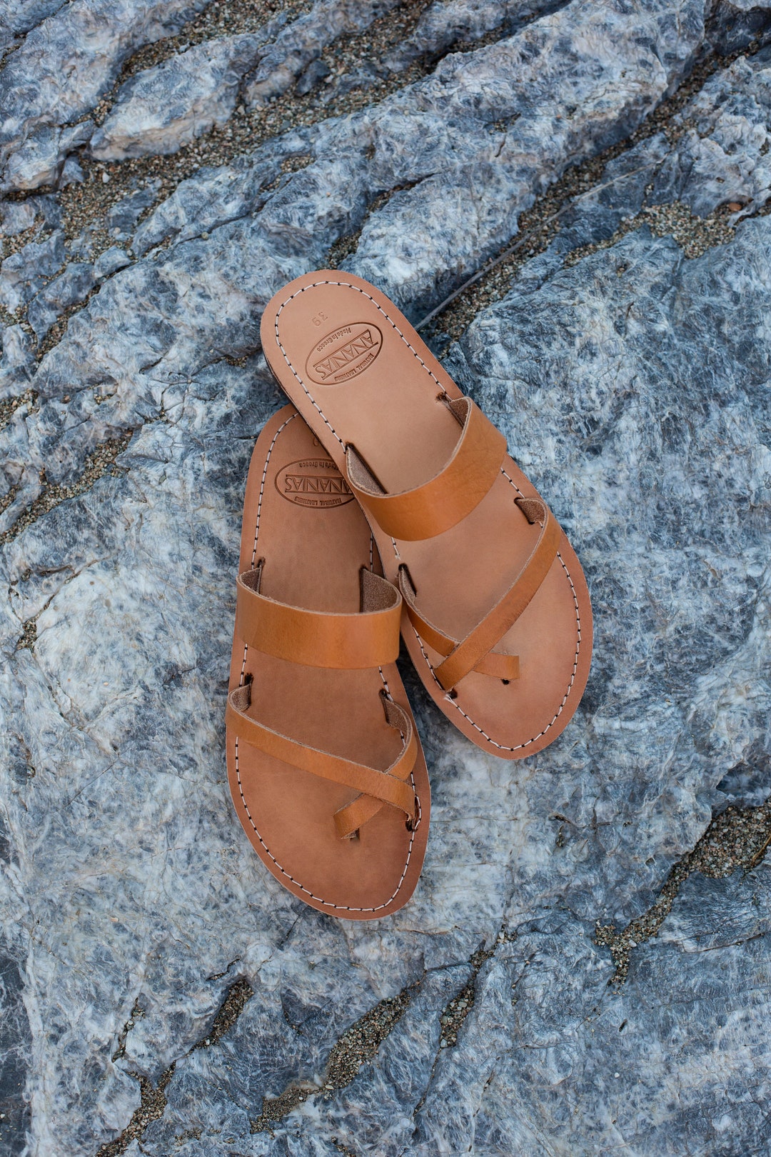 Handmade Roman Grecian Leather Sandals - Etsy