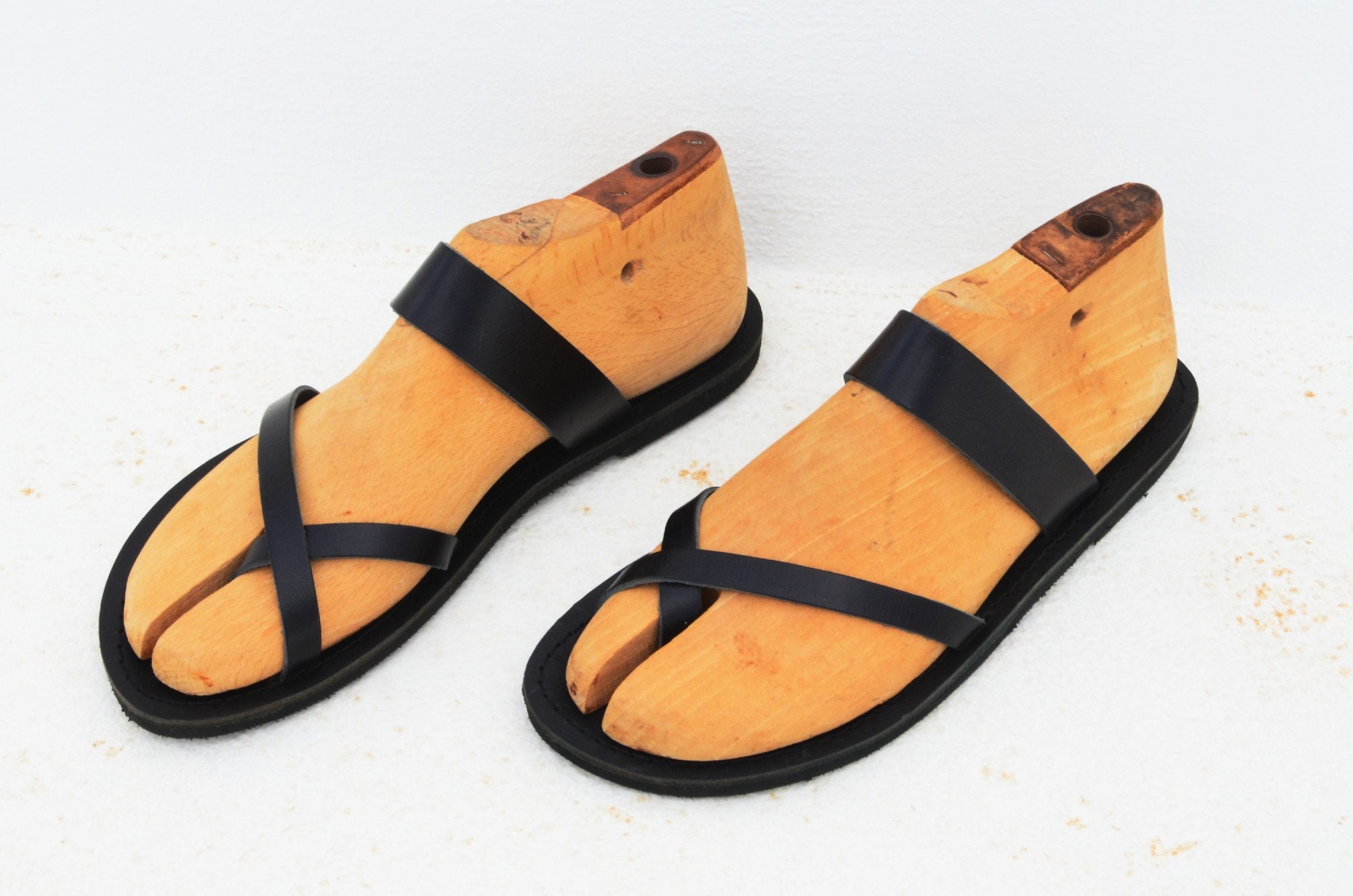Handmade Roman Grecian Leather Sandals - Etsy