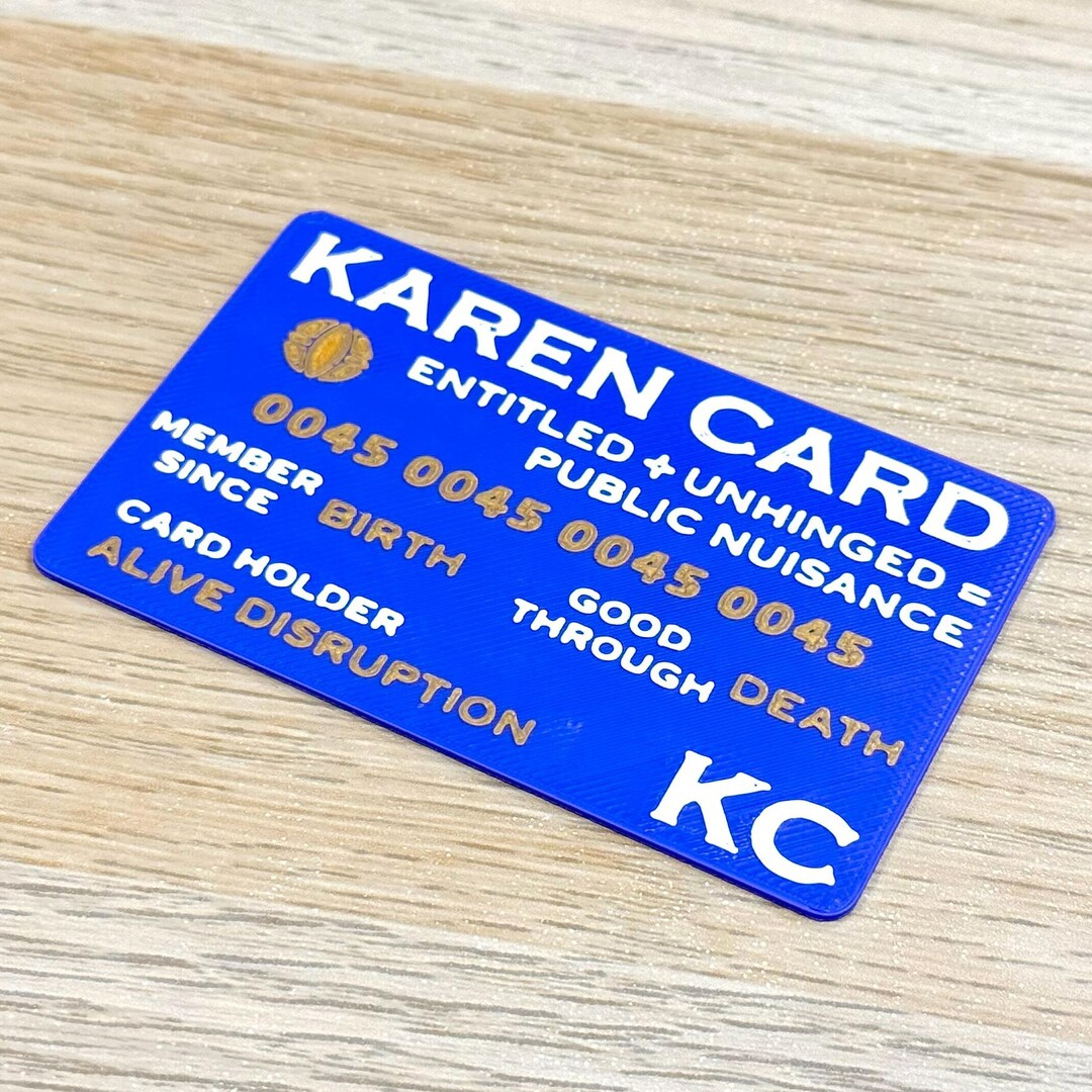 Personalized Karen Card (3 Pack) W/ Custom Name | Funny Racer Gift ...