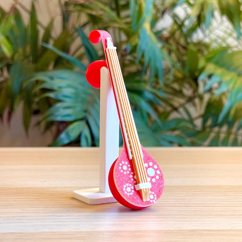 Mini Veena Model - Indian Classical String Instrument - Violin ...