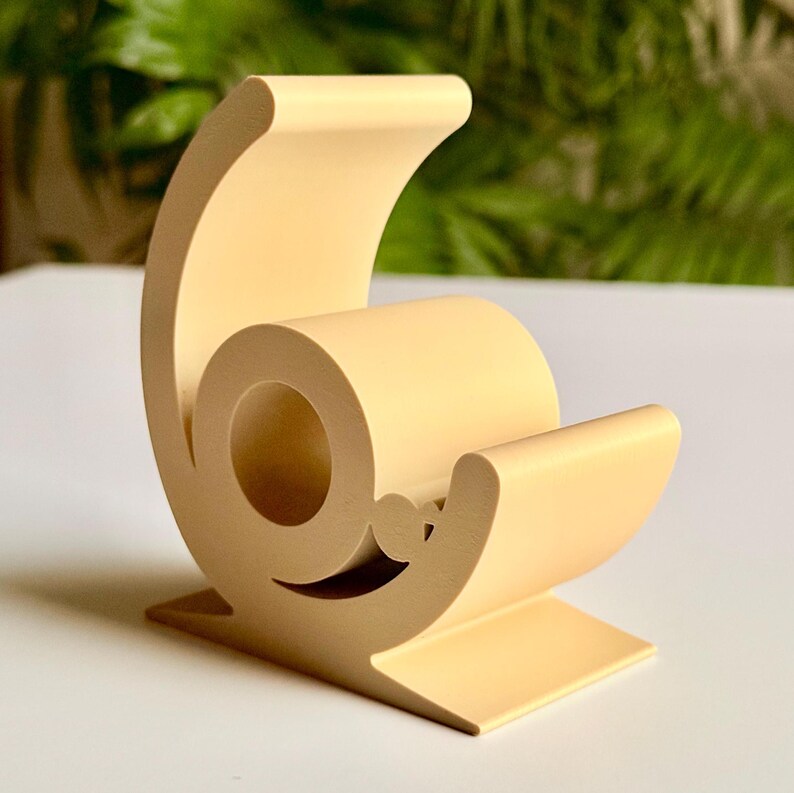 Modern Phone Stand With Unique Design | Minimalist Desk Decor, Sleek ...
