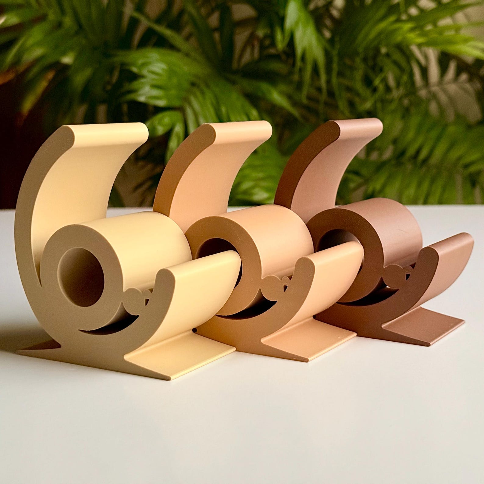 Modern Phone Stand With Unique Design | Minimalist Desk Decor, Sleek ...