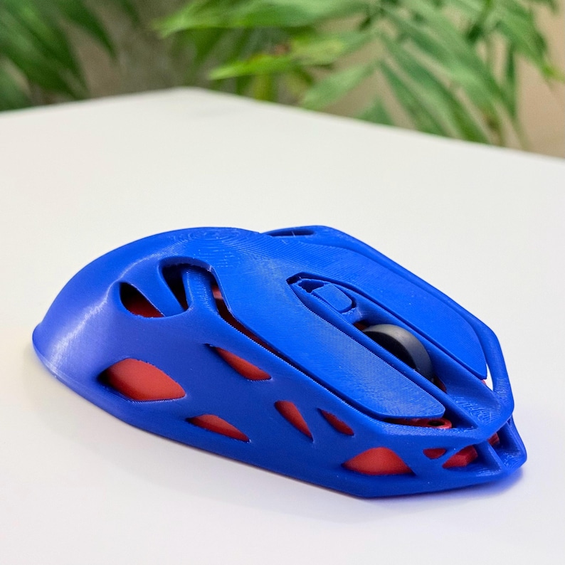 Wireless 3D Printed Computer Mouse | Ai-generated Design, Adjustable ...