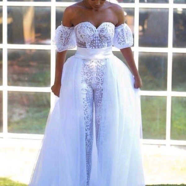 Wedding Jumpsuit - Etsy