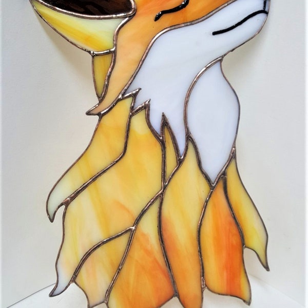 Fox Stained Glass - Etsy