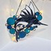 Stained Glass Marlin Sailfish Sword Fish Window Wall Hanging Panel ...
