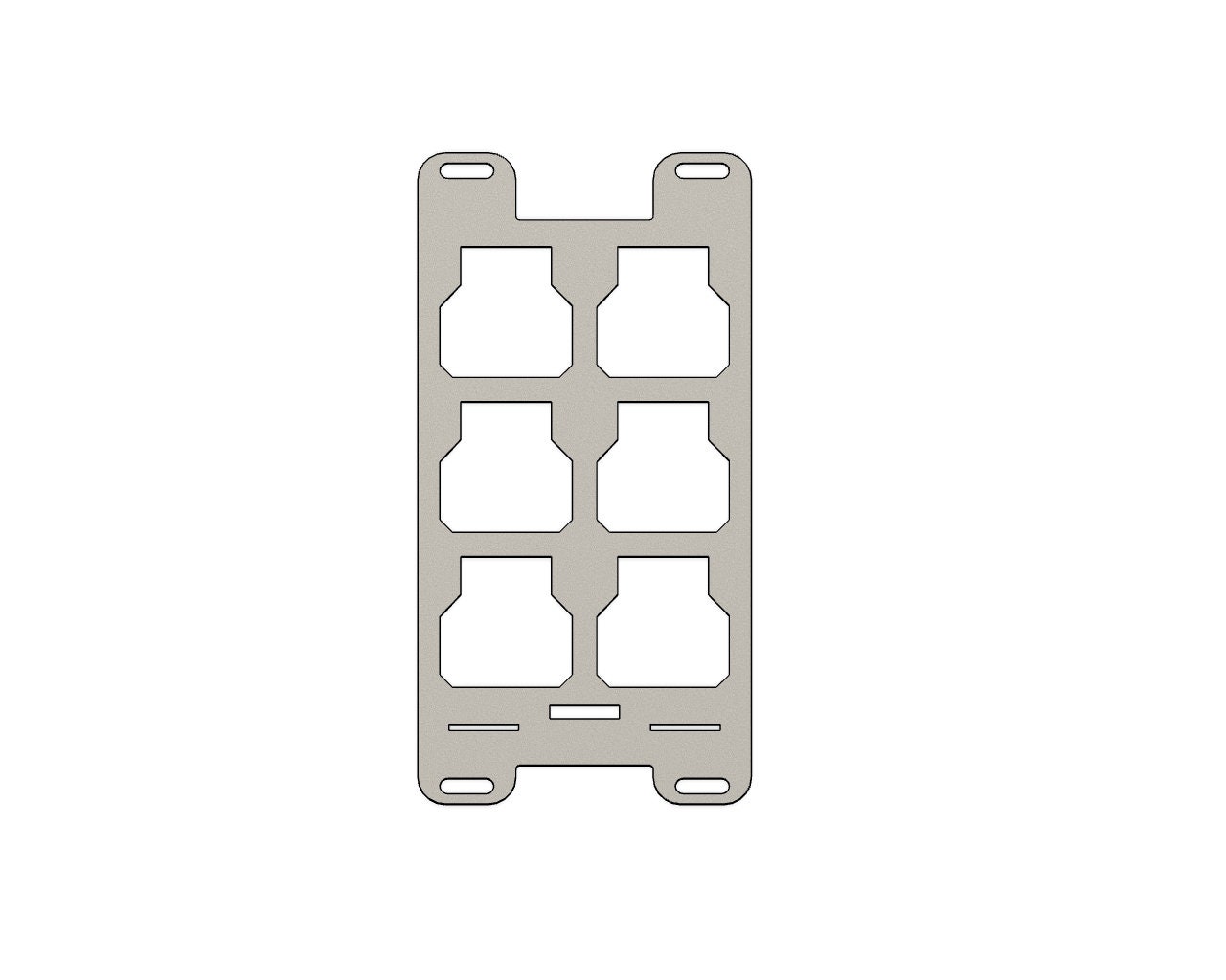 workshop toolbox truck Milwaukee Packout Mounting Plate UTV CNC DXF ...
