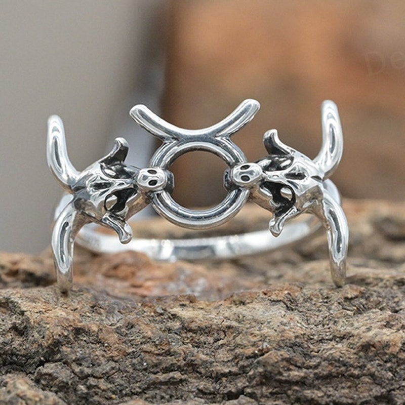 Jewelry Taurus Ring - Etsy