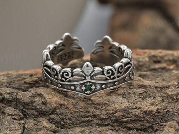 S925 crown ring store