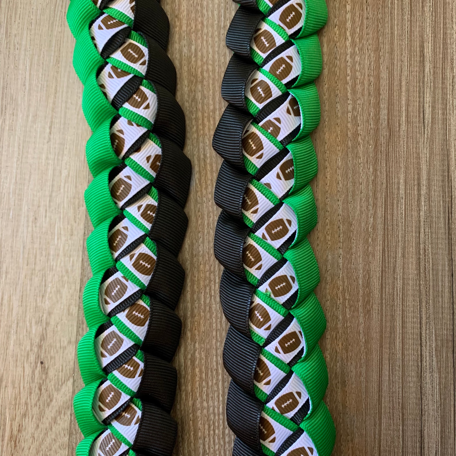 Football Ribbon Lei You Pick Color Graduation, Team Awards, Senior ...