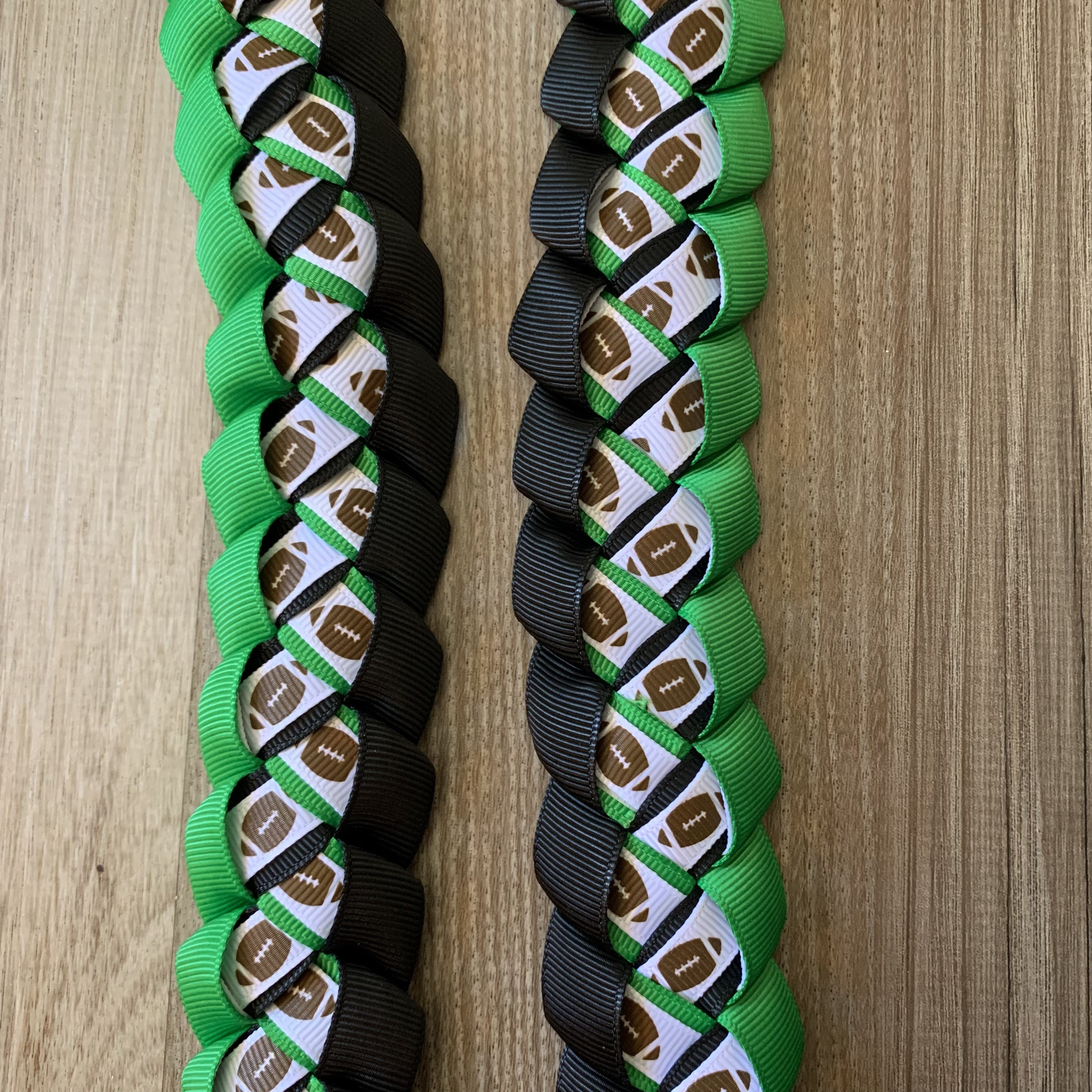 Football Ribbon Lei You Pick Color Graduation, Team Awards, Senior ...