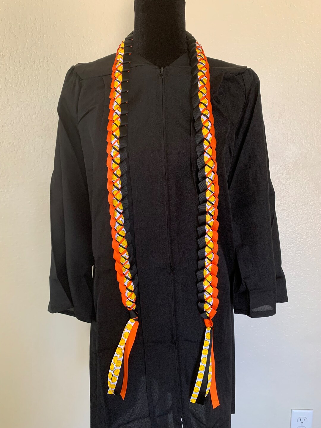 Softball Ribbon Lei Cord Style Open Ended Stole You Pick Color ...