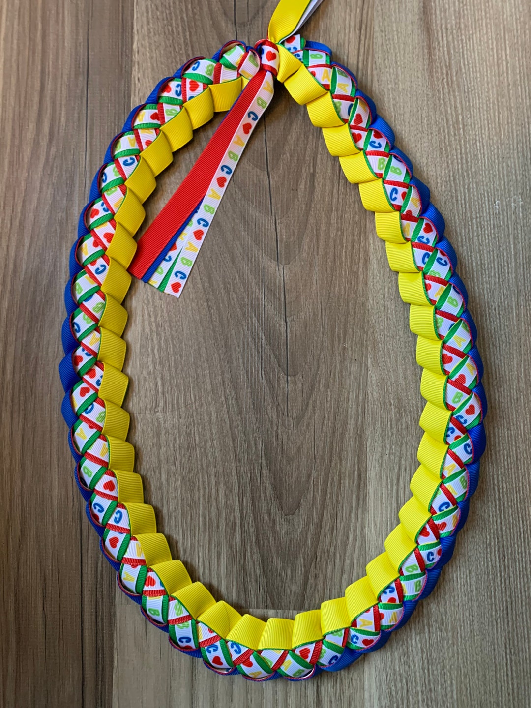 Kindergarten Graduation TK Promotion Lei Primary Colors & Abc’s Pre-k ...