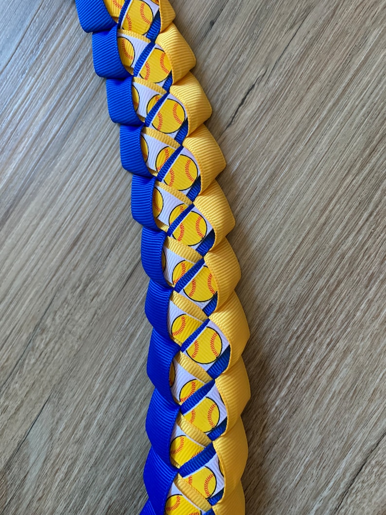 Softball Lei – You Pick Color! Graduation Senior Night Award Banquet ...