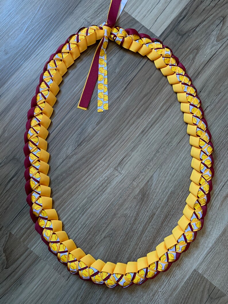 Softball Lei - You Pick Color! Graduation Team Awards Senior Night ...