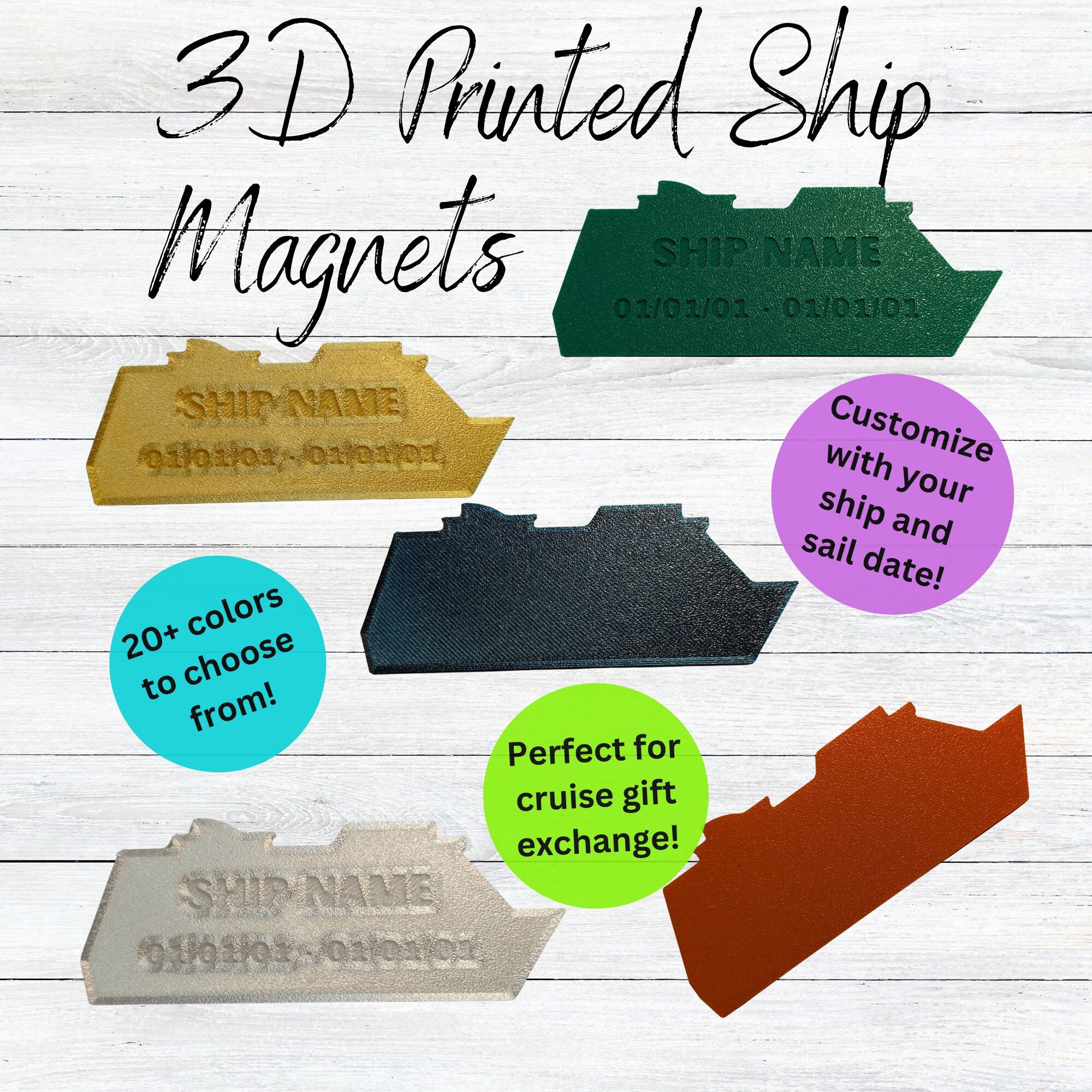 Custom Cruise Ship Magnets, Cruising Duck Magnets, Custom Cruise Magnet ...