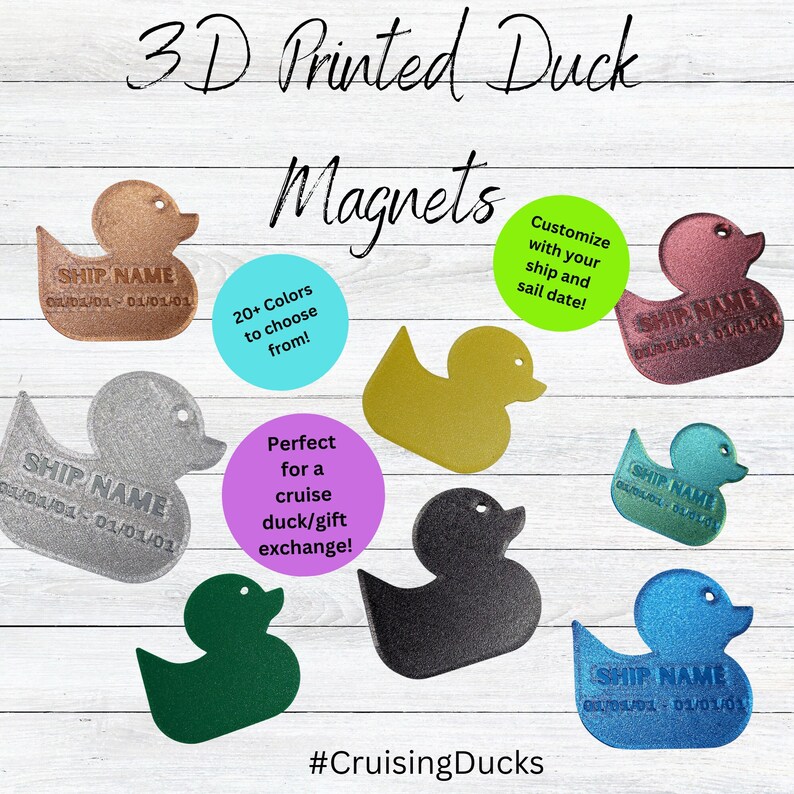 Cruising Duck Magnets, Custom Cruise Magnets, Cruising Ducks ...