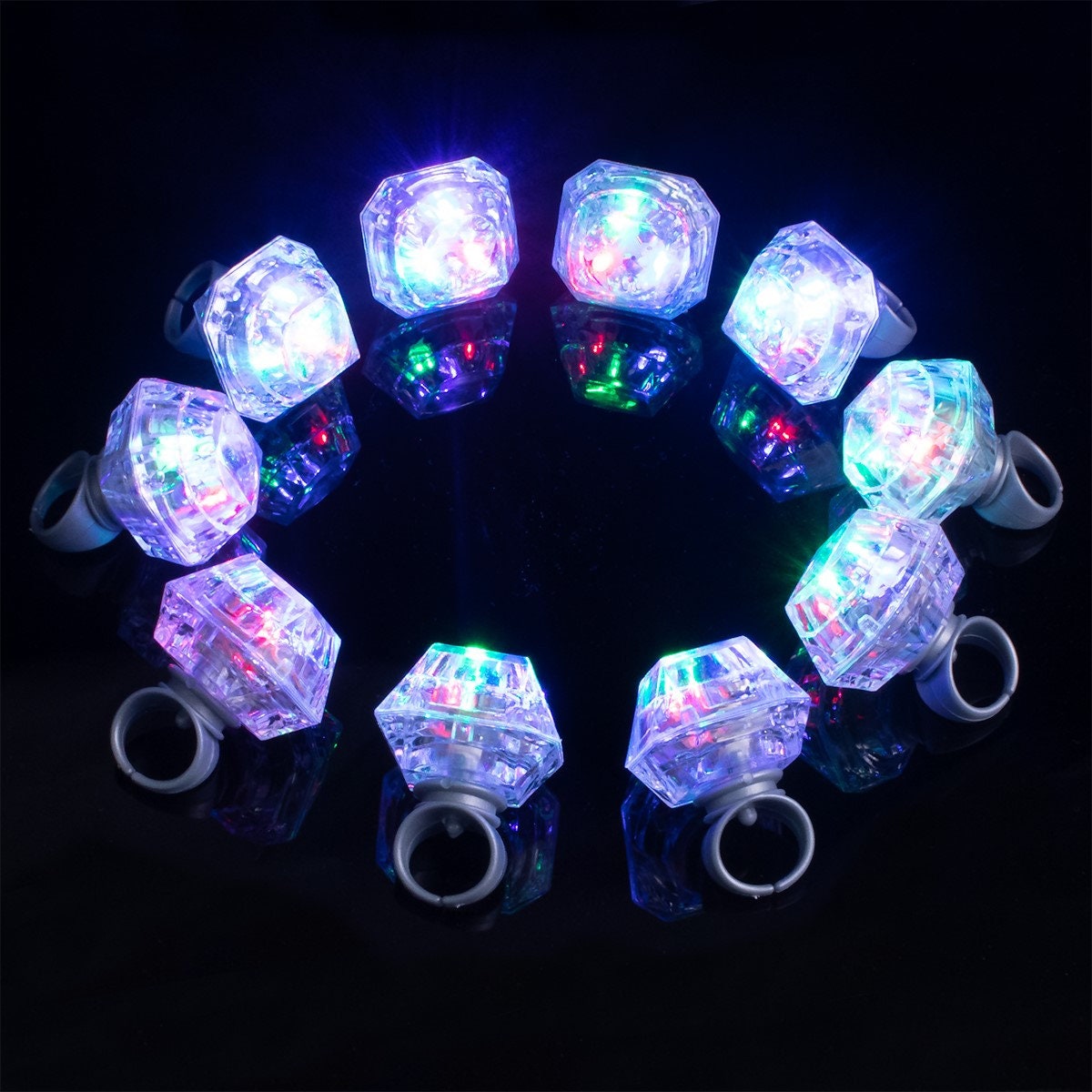 Light up Diamond Rings, LED Ring Light, Bachelorette Party Favors ...