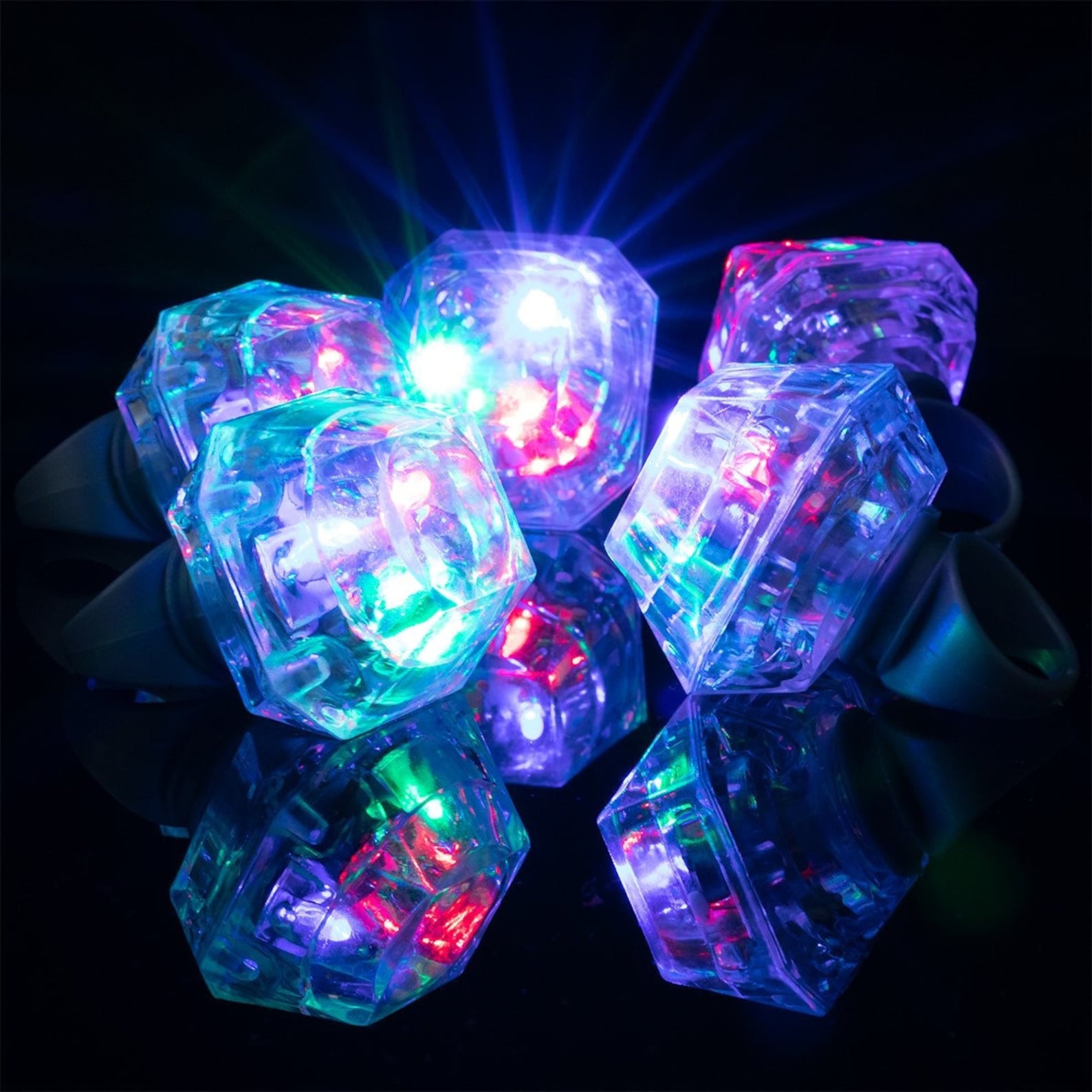 Light up Diamond Rings, LED Ring Light, Bachelorette Party Favors ...