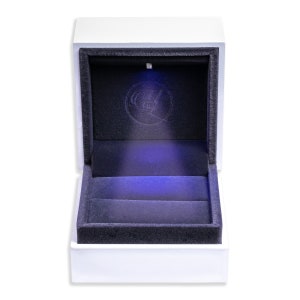 LED Light up Ring Box, Jewelry Box, Proposals, Engagement Ring, Wedding Ceremony Ring Box ...
