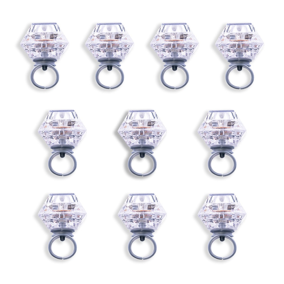 Light up Diamond Rings, LED Ring Light, Bachelorette Party Favors ...