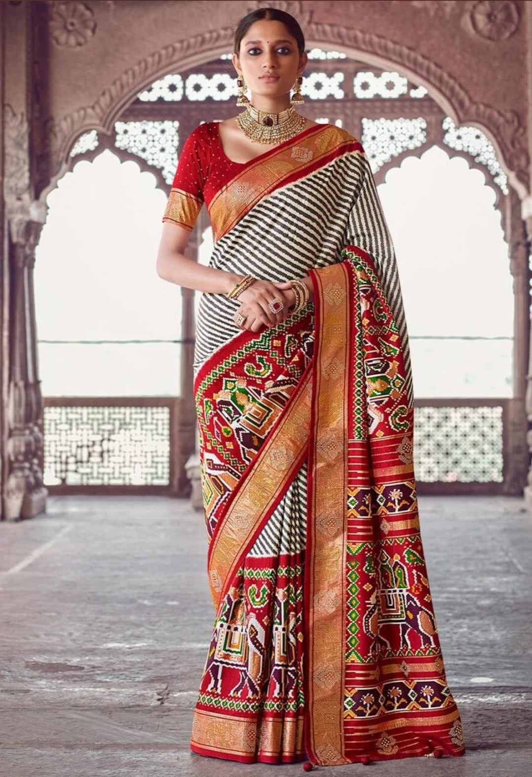 Best Sari Traditional Indian Sari Indian Womens Saree With - Etsy