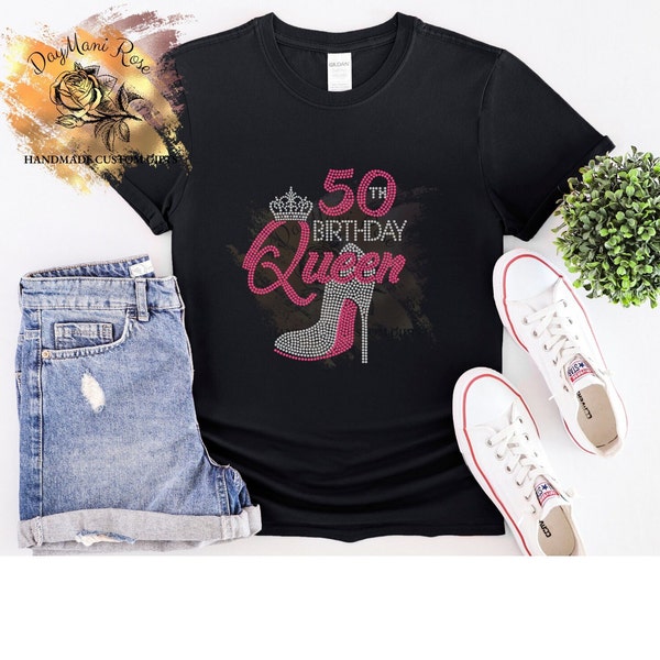 Rhinestone T Shirt Etsy