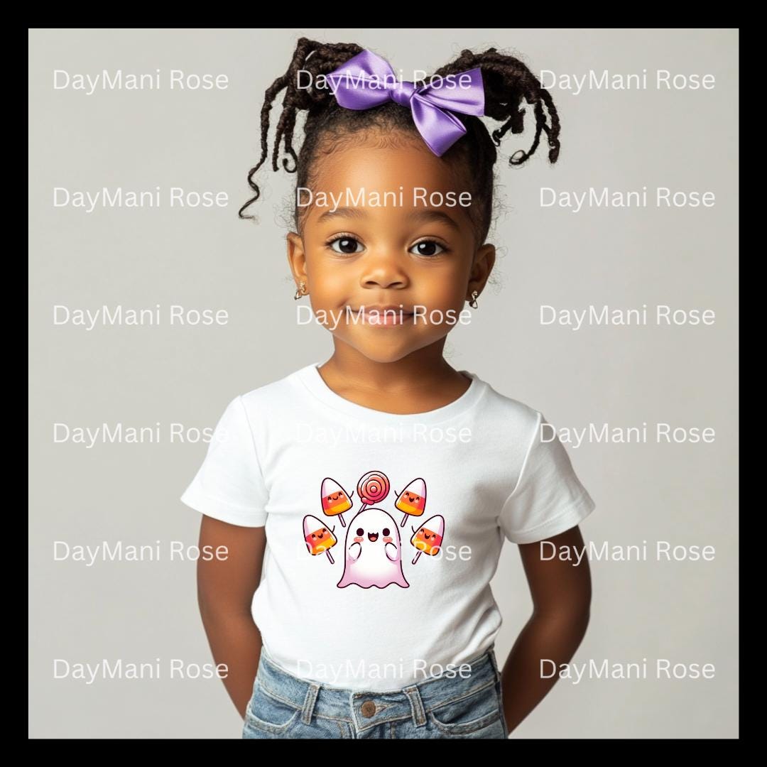 Ghostly Goodies Digital Download: Sweet Halloween Ghost and Candy Corn ...