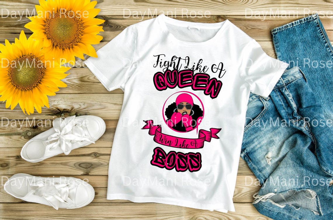 Fight Like a Queen, Win Like a Boss Empowering Women's Boxing PNG ...